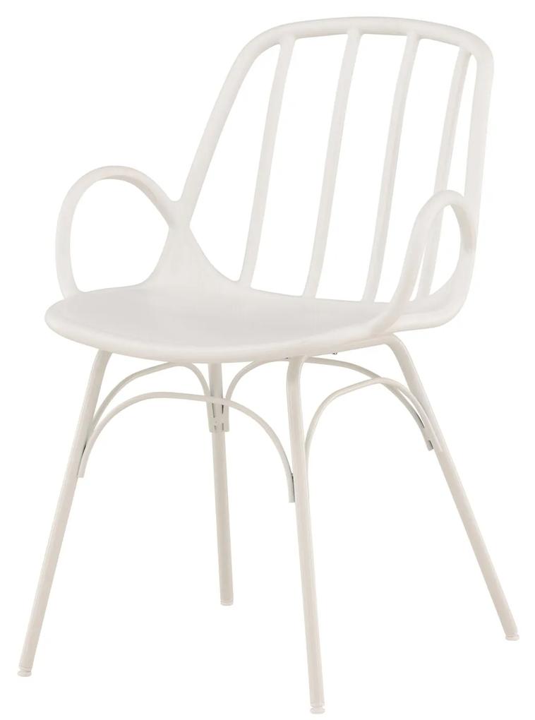 Jídelní židle Dyrön, 2ks, bílá, D59xS55xV81