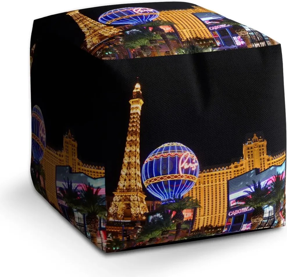 Sablio Taburet Cube Las Vegas 3 - 60x60x60 cm