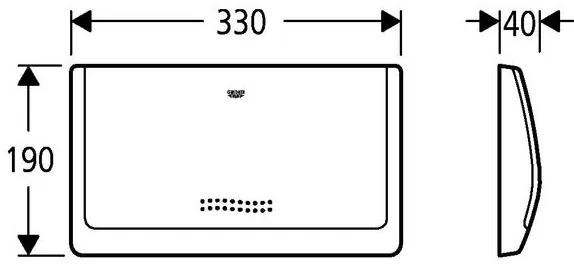 Grohe Classic Splachovací tlačítko 37053P00
