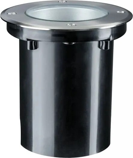 P 93908 Plug&Shine zemní zápustné svítidlo IP67 3000K 38° 6W 24V stříbrná výklopné - PAULMANN