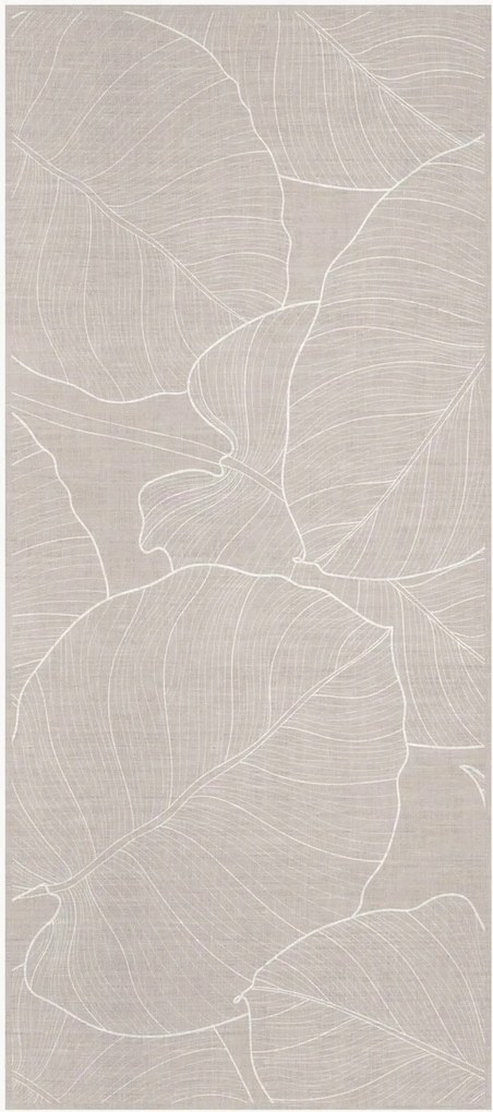 Vinylová rohožka's protiskluzovou vrstvou Hojas Beige