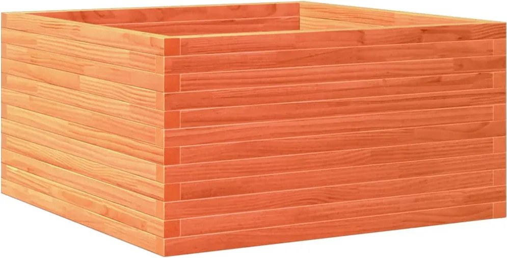 Zahradní truhlík voskově hnědý 90 x 90 x 46 cm masivní borovice 3282426