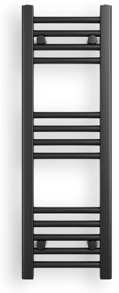 Erga Puerto, topné těleso 900x300 mm, 300W, černá matná, ERG-LAV-GRZE-BK-3090