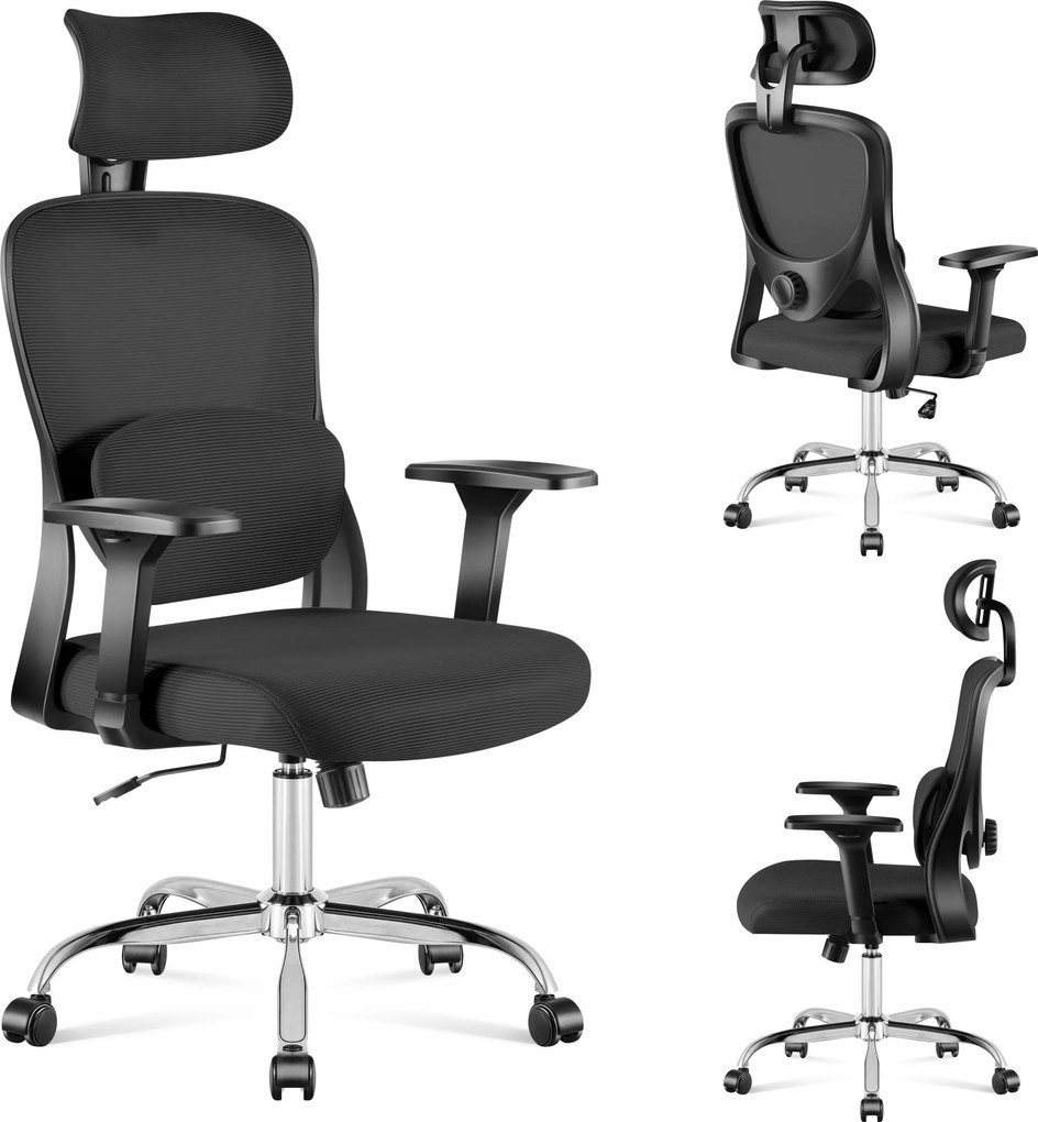 Otočné křeslo Manager 3.2 Black Do Kanceláře Ergonomické Nastavitelné