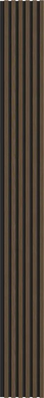 Mexen Lam-B, akustické stěnové lamely 275 × 30 cm, HDF deska 4 mm, technická dýha, ořech espresso, S100-275307-3015-019