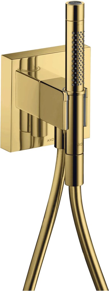 Axor Starck - Set sprchové hlavice, držáku a hadice, 2 proudy, leštěný vzhled zlata 12626990
