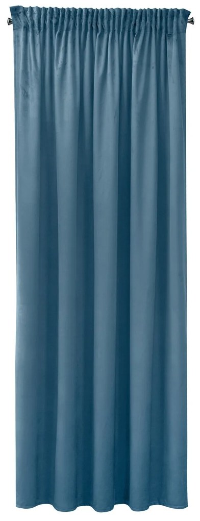 ZATEMŇOVACÍ ZÁVĚS NA PÁSCE PIERRE CARDIN SIBEL 140X270 CM MODRÁ