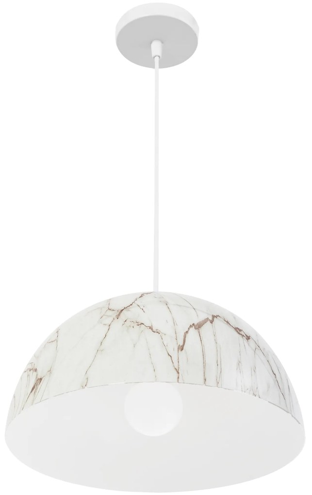 Toolight, závěsná lampa APP911-1CP Marble, imitace kamene, OSW-06620