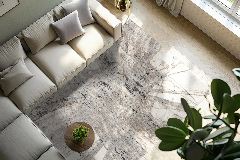 Obsession, Kusový koberec My Bologna 460 Grey, 200x290, šedá, chodba / předsíň