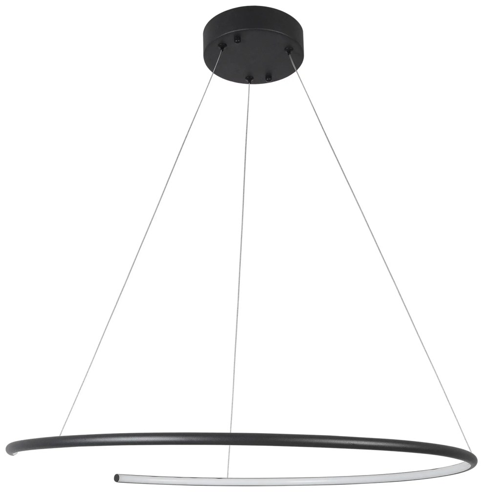 LED lustr Breda 70 černé