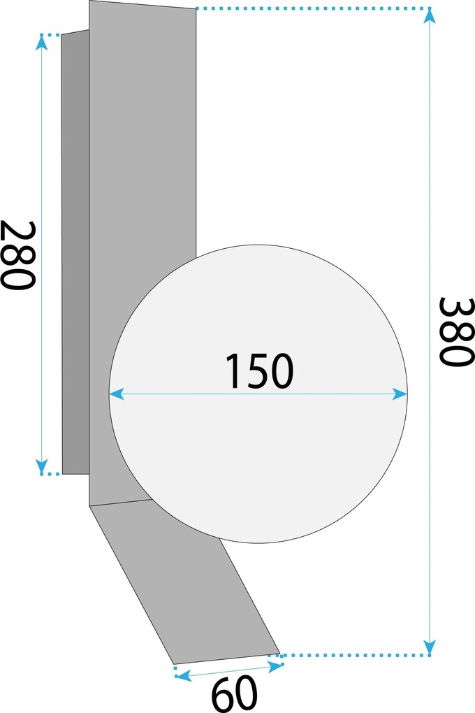 Toolight Toolight, nástěnné svítidlo 1xE27, APP1759-1W, zlatá matná-bílá, OSW-04346