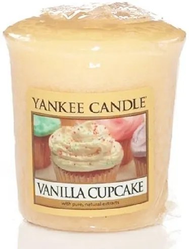 Yankee Candle - votivní svíčka Vanilla Cupcake (Vanilkový košíček) 49g