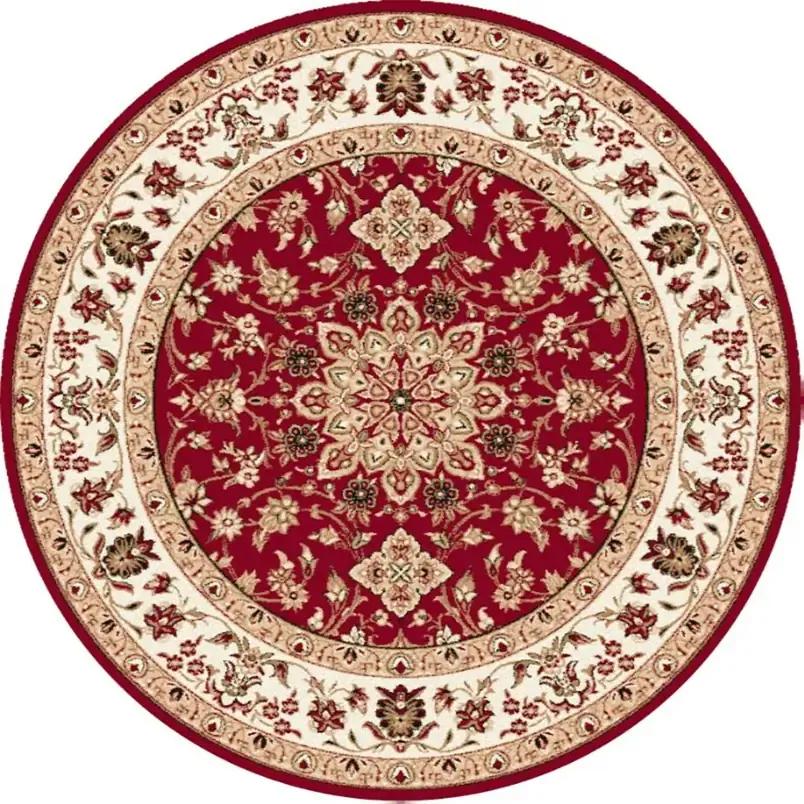 Kusový koberec Samires bordo kruh Kruh 200 cm-SLEVA 1 kus