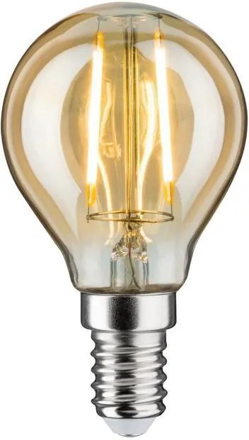 Paulmann 28525 LED vintage zlatá žárovka, 2W LED E14 1700K, výška 7,8cm