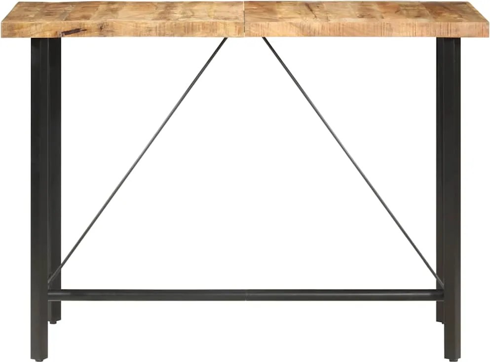 Barový stůl 150 x 70 x 107 cm hrubé mangovníkové dřevo 286612