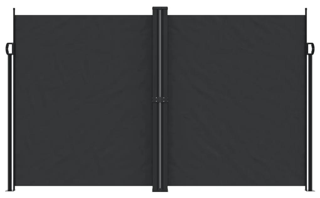 Zatahovací boční markýza černá 200 x 600 cm,  4004849