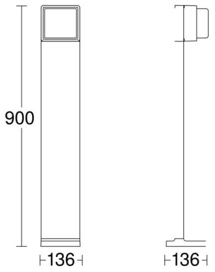 Steinel-LED Stmívatelná venkovní lampa se senzorem GL 85 SC 900 LED/9W/230V IP44