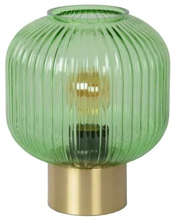 Lucide 45586/20/33 - Stolní lampa MALOTO 1xE27/40W/230V zelená/zlatá