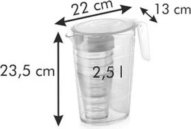 TESCOMA Džbán myDRINK 2,5 l, 4 poháry s víčkem, zelená