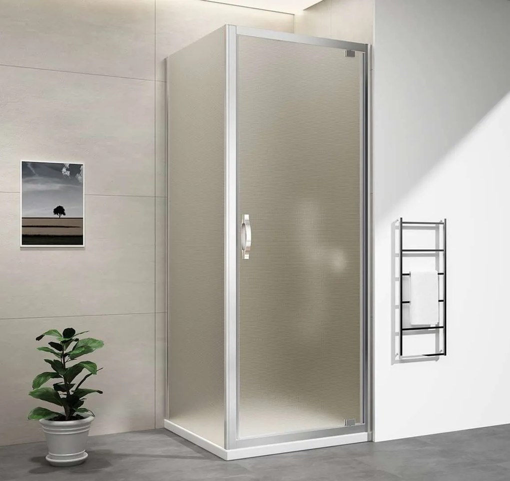 Gelco Sigma Simply - Sprchový kout pivot dveře 80x90 cm, L/P varianta, sklo Brick/chrom GS3888GS4390