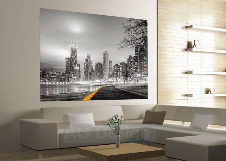 AG Design Jednodílná vliesová fototapeta Město FTN m 2628, rozměr 155x110cm