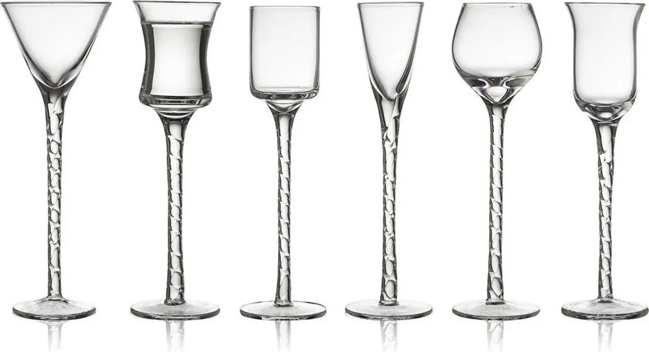 Skleničky v sadě 6 ks na panáky 50 ml Roma – Lyngby Glas