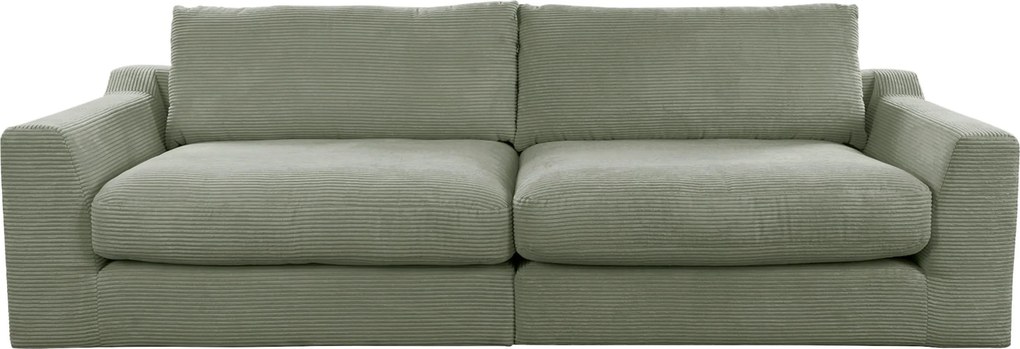 XXXLutz POHOVKA BIG SOFA, textil, olivově zelená Sit & More - Pohovky - 000144003408