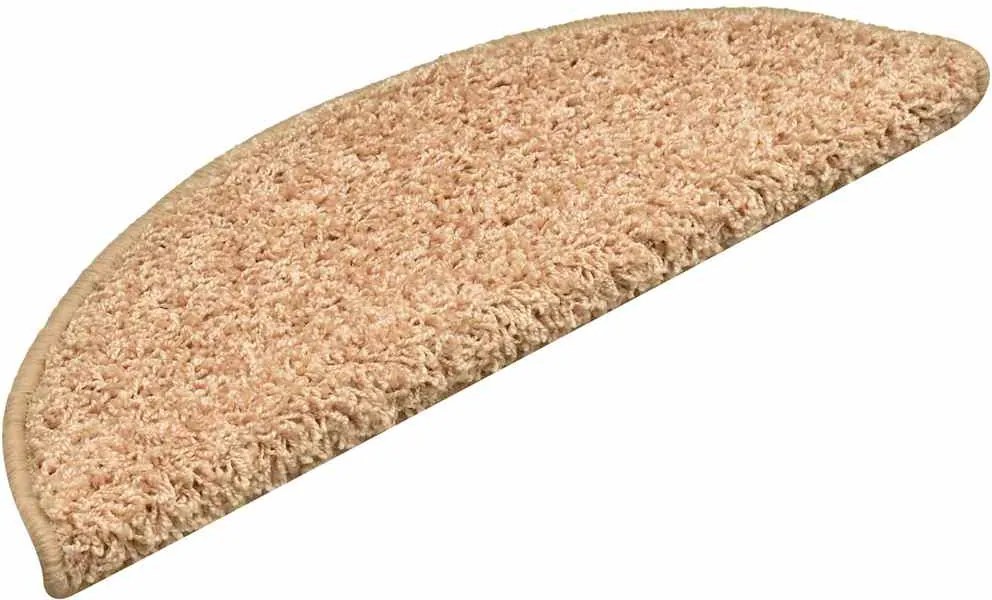 Schodové rohože 15 ks 56 x 17 x 3 cm zlaté půlkulaté 322378