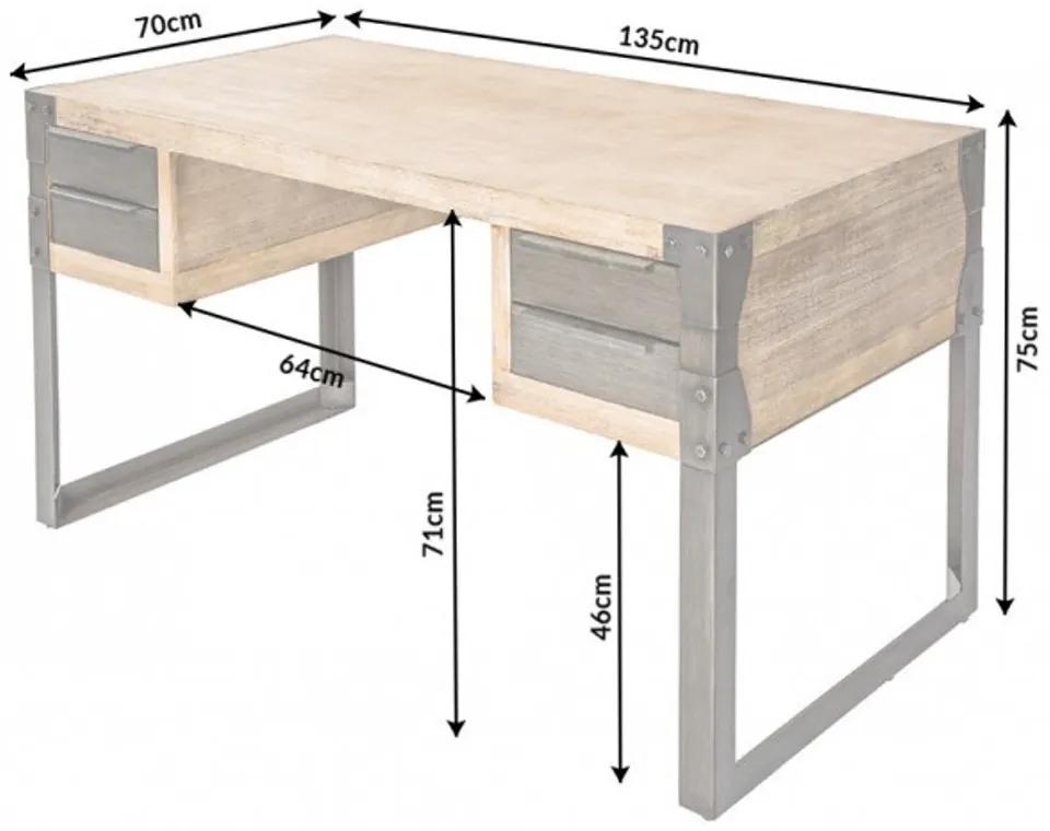 Designový psací stůl Unity 135 cm
