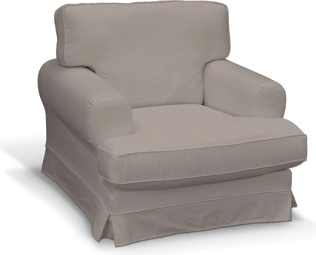 Potah na křeslo IKEA Ekeskog barva béžová látka sametová