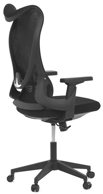 Ergonomická kancelářská židle SOSA - černá síťovina Barva: černá