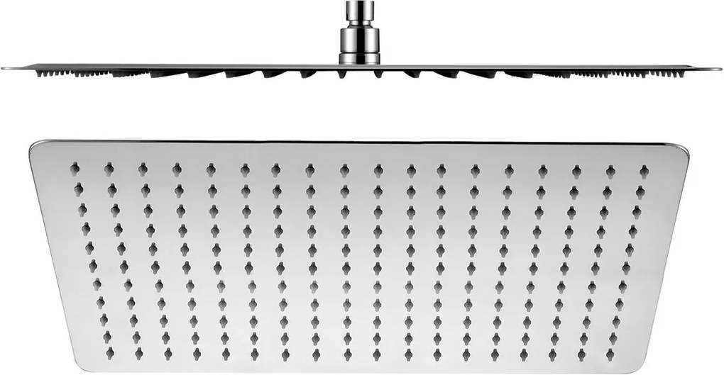 SAPHO - SLIM hlavová sprcha, obdélník, 400x2x250mm, nerez MS581