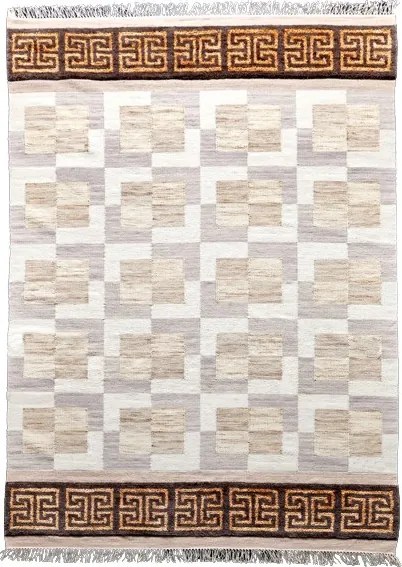 Ručne viazaný kusový koberec Dante DESP P90 Marble Gold, 240x300, béžová, obývacia izba, Diamond Carpets India