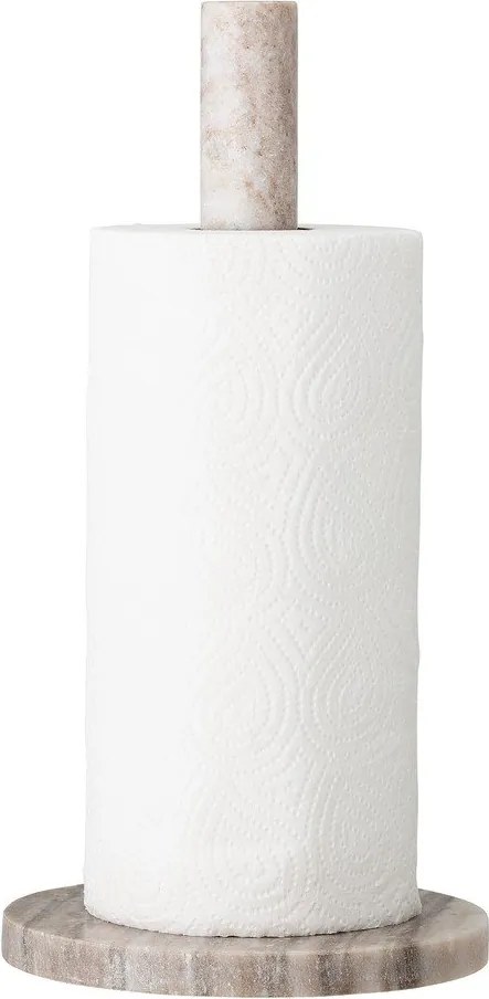 Mramorový stojan na papírové utěrky v přírodní barvě ø 15 cm Emy – Bloomingville