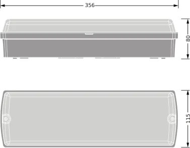 LED svítidlo LEDVANCE BULKHEAD COMPACT RECTANGULAR 5/7/9W bílá IP65 3000/4000K