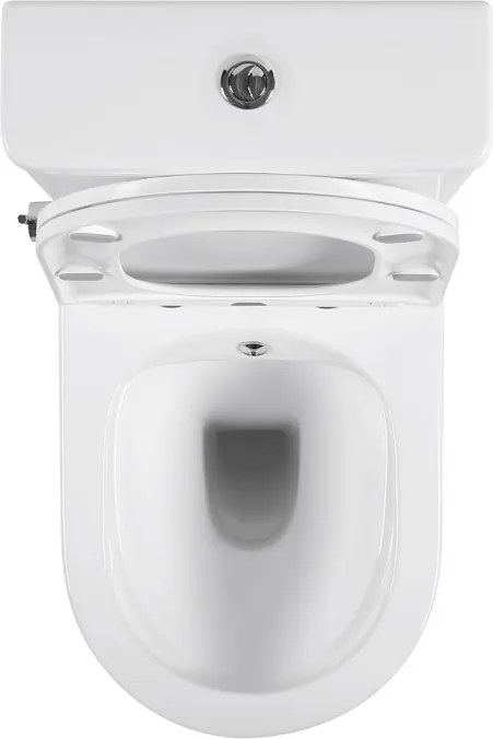 Erga Siena, WC kombi mísa 620x380x820 mm, Rimless + funkce bidetu + toaletní sedátko, bílá lesklá, ERG-V03-SIENA-RIM-BID-WH