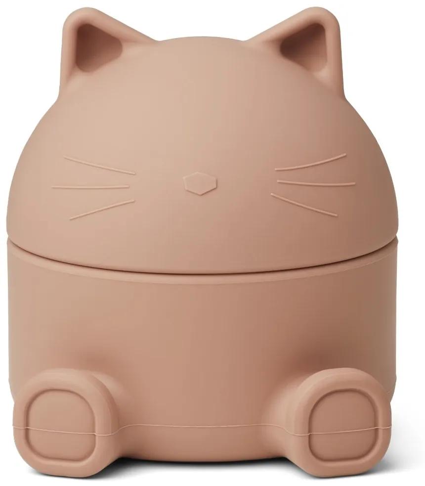 Box na dětské poklady / organizér LIEWOOD Murphy - Tmavě růžová kočička
