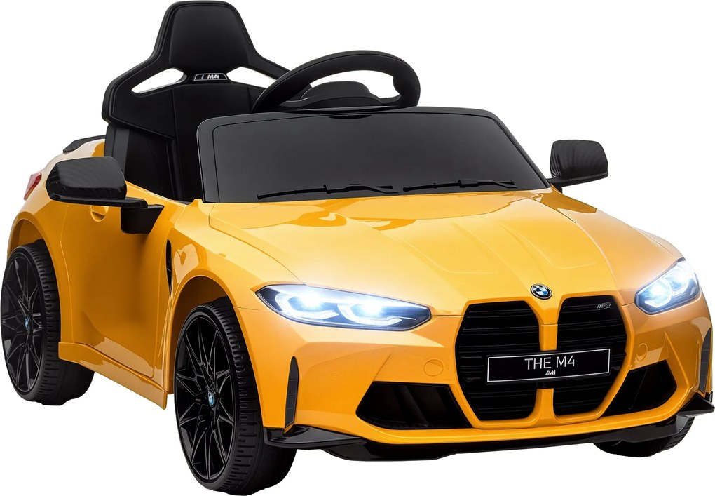 Dětské elektroauto AIYAPLAY 12V s dálkovým ovládáním 2.4G, zavěšením, měkkým startem, MP3, USB, LED světly, klaksonem, rychlostí 3-5 km/h, pro děti 3-