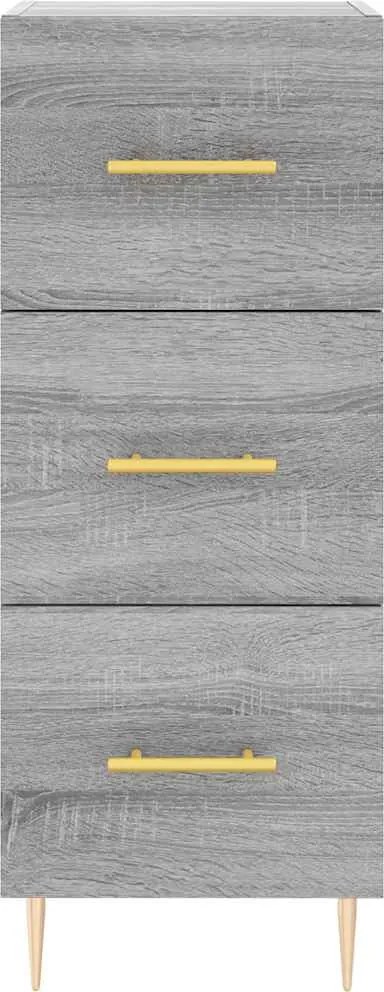 Skříň highboard šedá sonoma 34,5 x 34 x 180 cm kompozitní dřevo 3199231