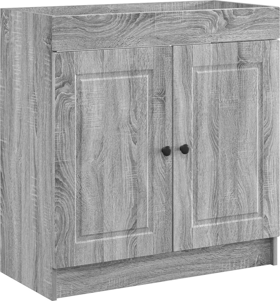 Sada koupelnového nábytku Šedý Sonoma 56 x 37,5 x 81 cm 3404130