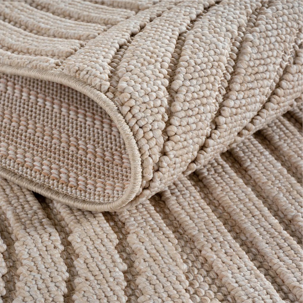 Ayyildiz, Kusový koberec Helix 2201 beige, 120x170, béžová, chodba / předsíň