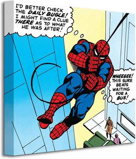 Obraz na plátně Marvel Spiderman (Daily Bugle) 40x40cm WDC95398