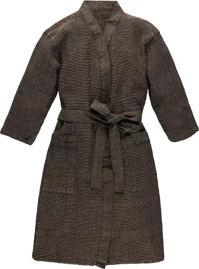 Rento župan do sauny černo-šedý, S/M