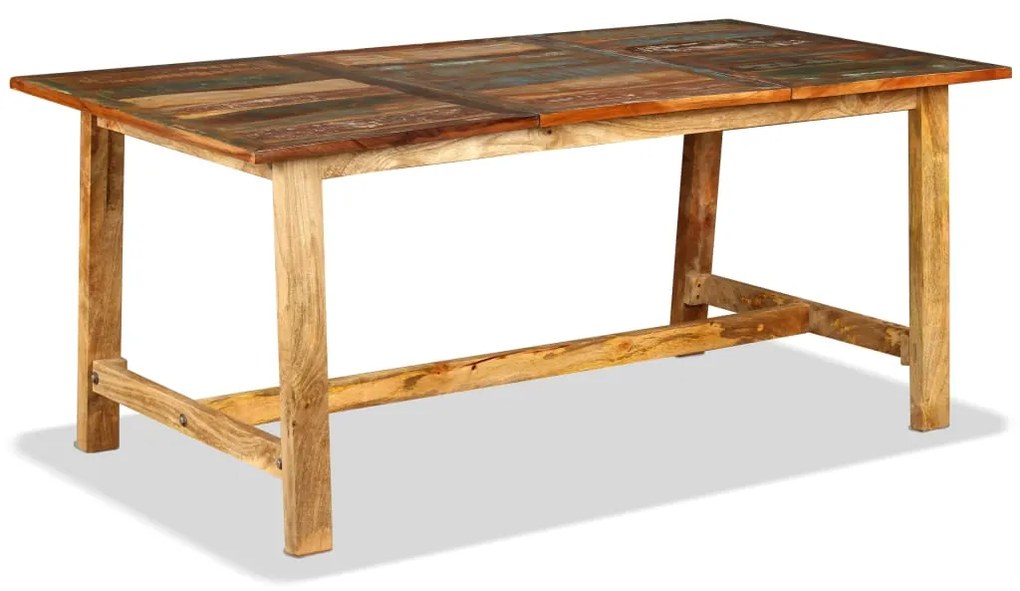 244802 vidaXL Jídelní stůl masivní recyklované dřevo 180 cm