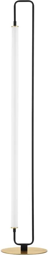 Bílá/matně černá kovová LED stojací lampa (výška 150 cm) Wetro – Nova Luce