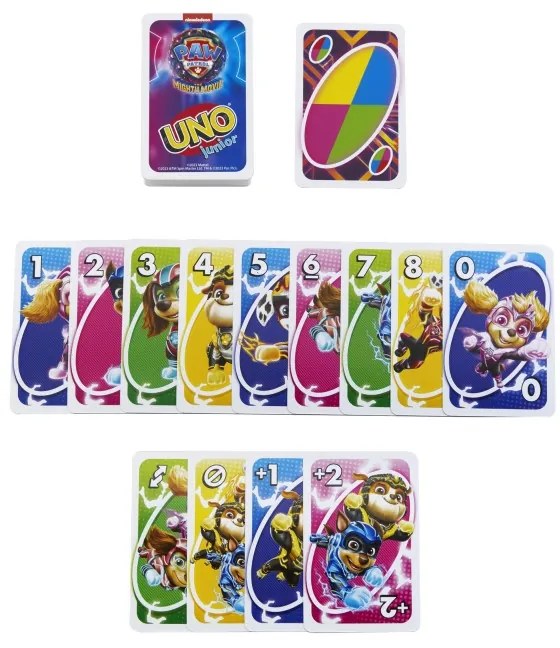 Mattel UNO Junior Tlapková Patrola film