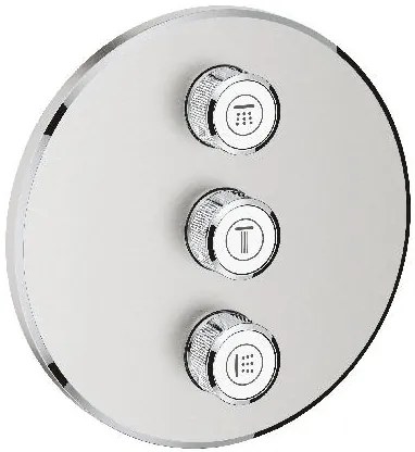 Grohe Grohtherm SmartControl - Třícestný ovladač pod omítku, supersteel 29122DC0