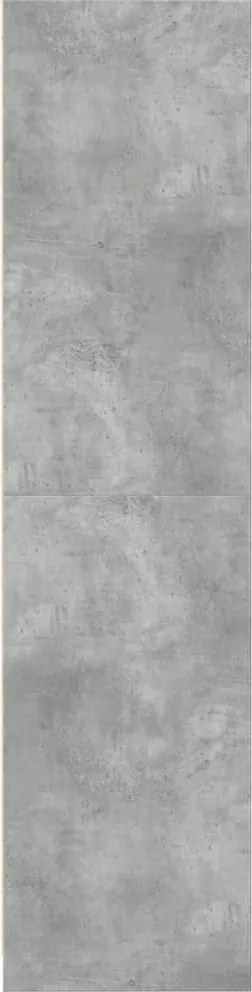 Šatní skříň betonově šedá 50 x 50 x 200 cm dřevotříska 3307786