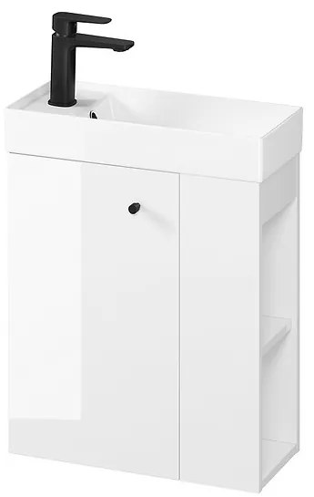 Cersanit Larga, umyvadlová skříňka 50cm, bílá, S932-110-DSM