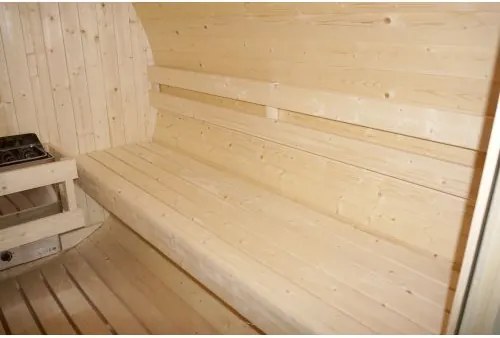 RAKOUSKÝ produkt - Venkovní sudová sauna TROMSÖ XL pro 6 osob 189x 220 x 191,5 cm ( F50220 )